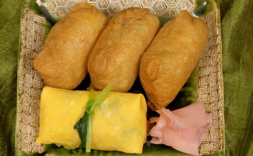 Inari Sushi and Fukusa Sushi Recipe (Fried Tofu Pouches Filled with ...
