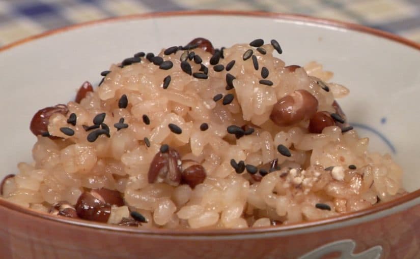 Sekihan Recipe (Steamed Sweet Rice with Azuki Beans) – Cooking with Dog