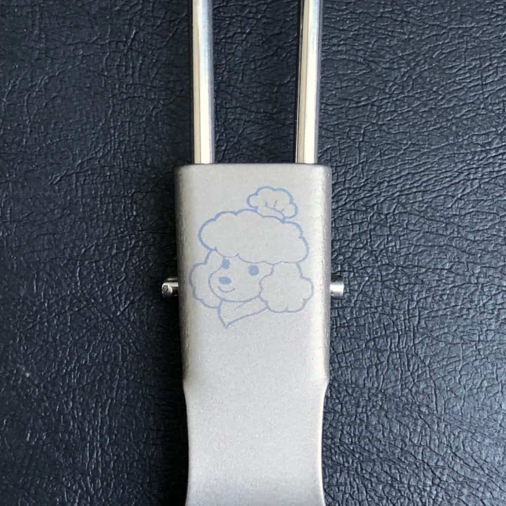 Francis Folding Fork (Titanium) - Cooking with Dog